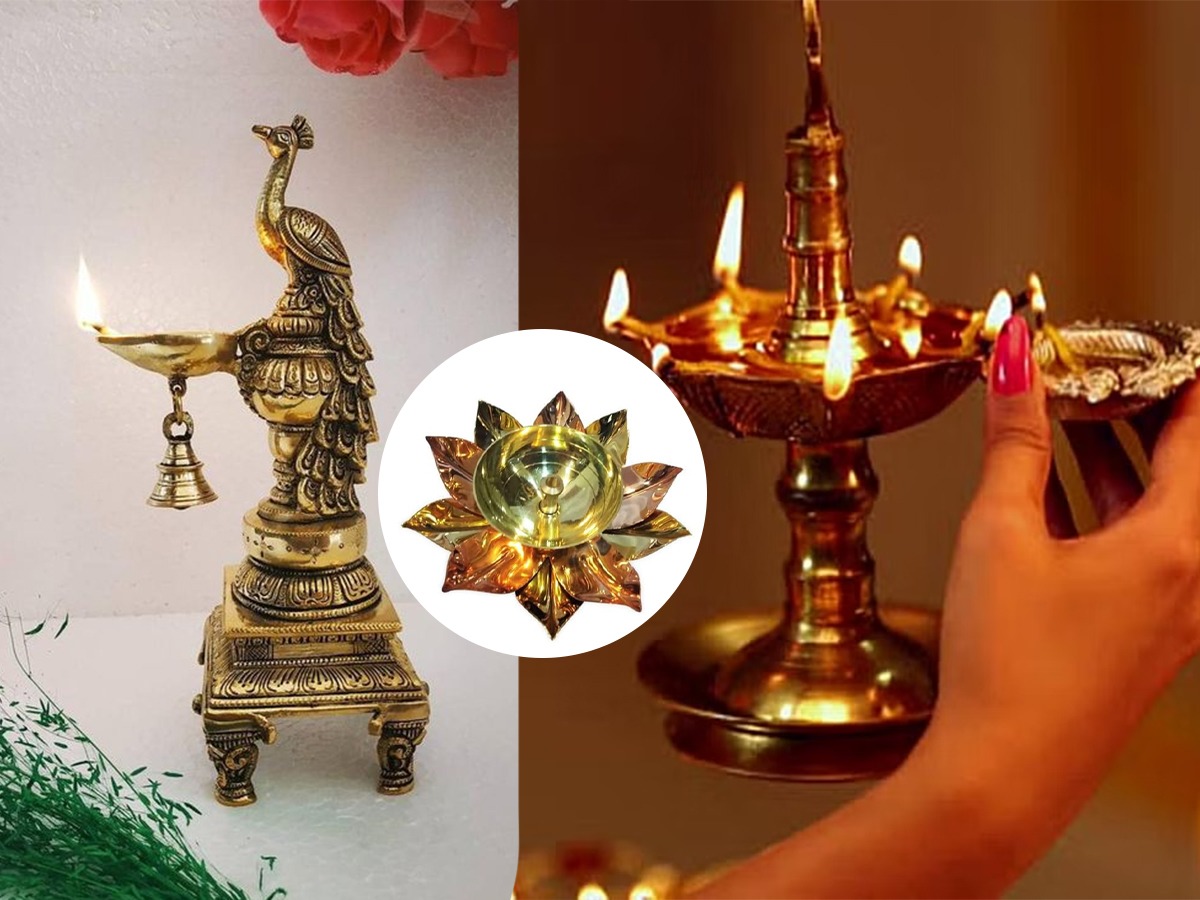 नवरात्रीसाठी पितळी दिवा खरेदी करायचा तर पाहा ५०० रुपयांपेक्षाही कमी ...