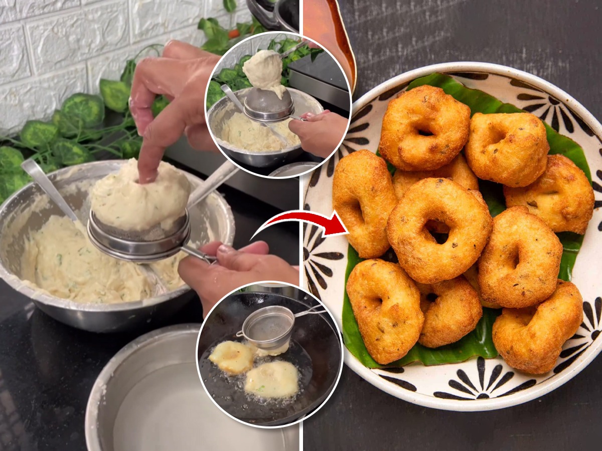 विकतच्या मेदूवड्याला असतो तसा गोल आकार जमत नाही ? २ झटपट ट्रिक्स, करा उडपीस्टाइल वडा ...