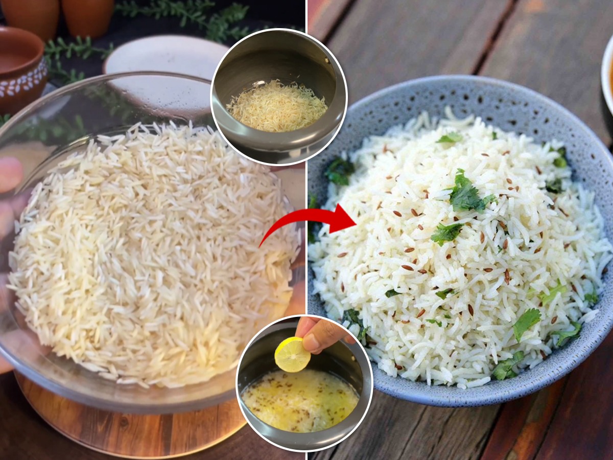 आता प्रेशरकुकरमध्ये ५ मिनिटांत करा हॉटेलसारखा परफेक्ट जिरा राईस, रेसिपी ...
