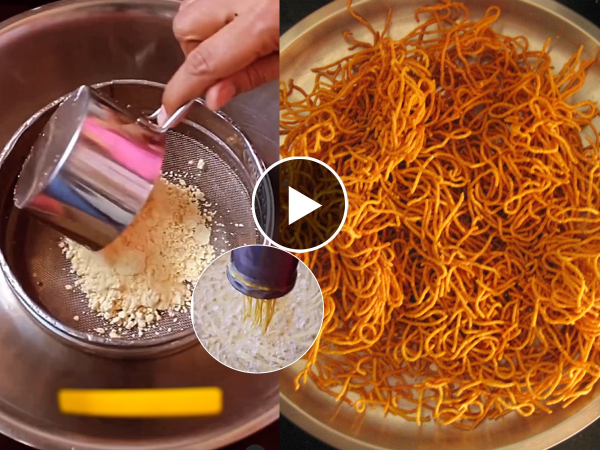 मार्केट सारखी खमंग, कुरकुरीत, मसाला शेव बनवण्याची सोपी रेसिपी, चव अशी ...