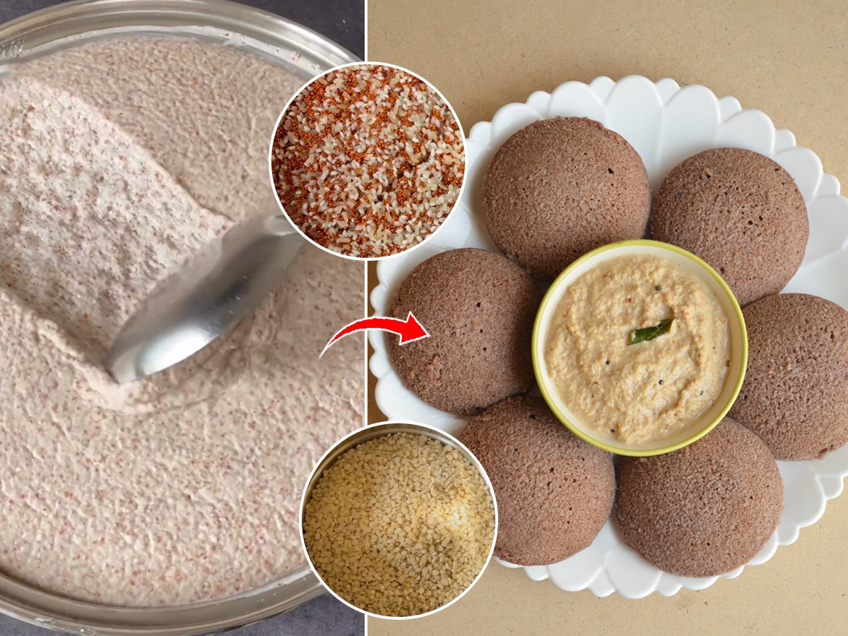 नाचणीची इडली कधी खाल्लीय का? कपभर डाळ-तांदूळ-नाचणीची करा पौष्टीक इडली ...