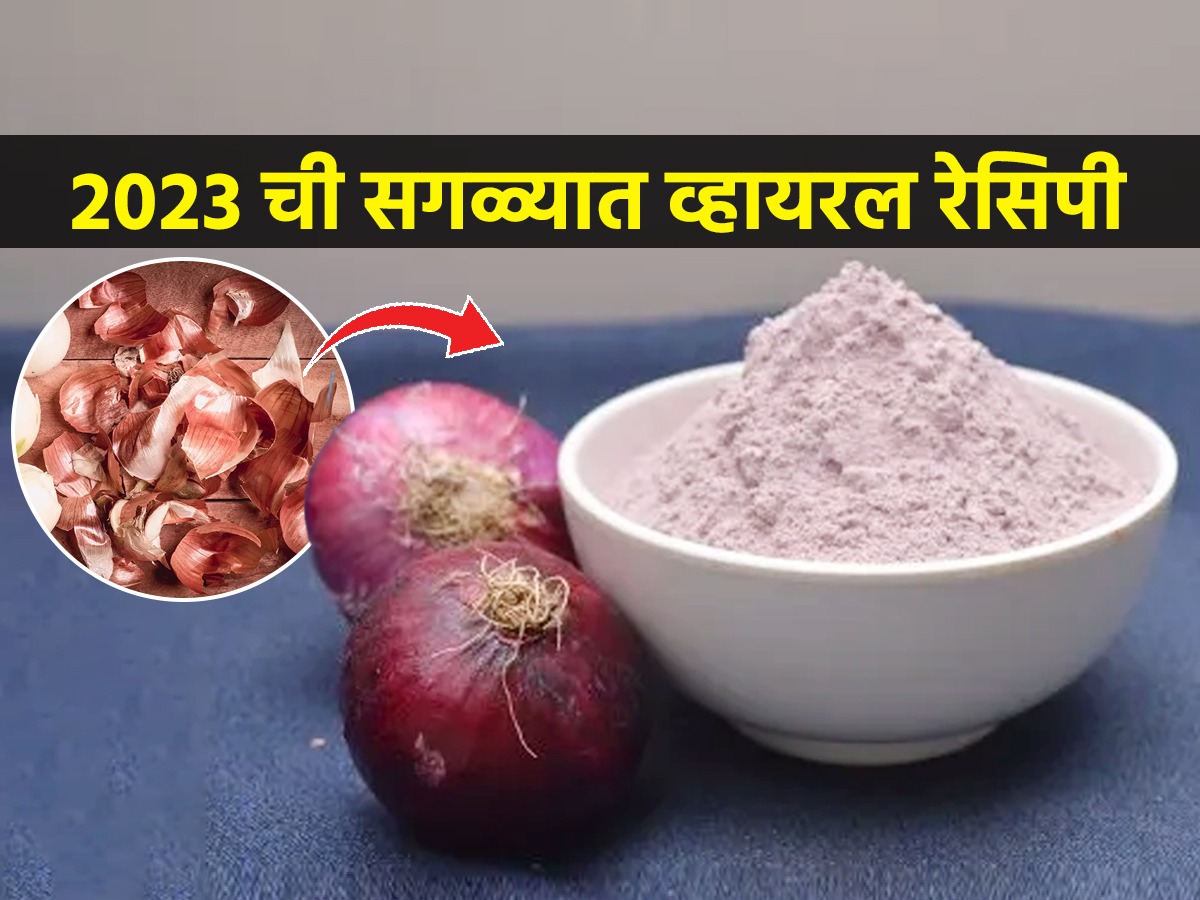 २०२३ चा व्हायरल फूड ट्रेण्ड- कांद्याच्या टरफलांची पावडर! बघा कशी करायची ...