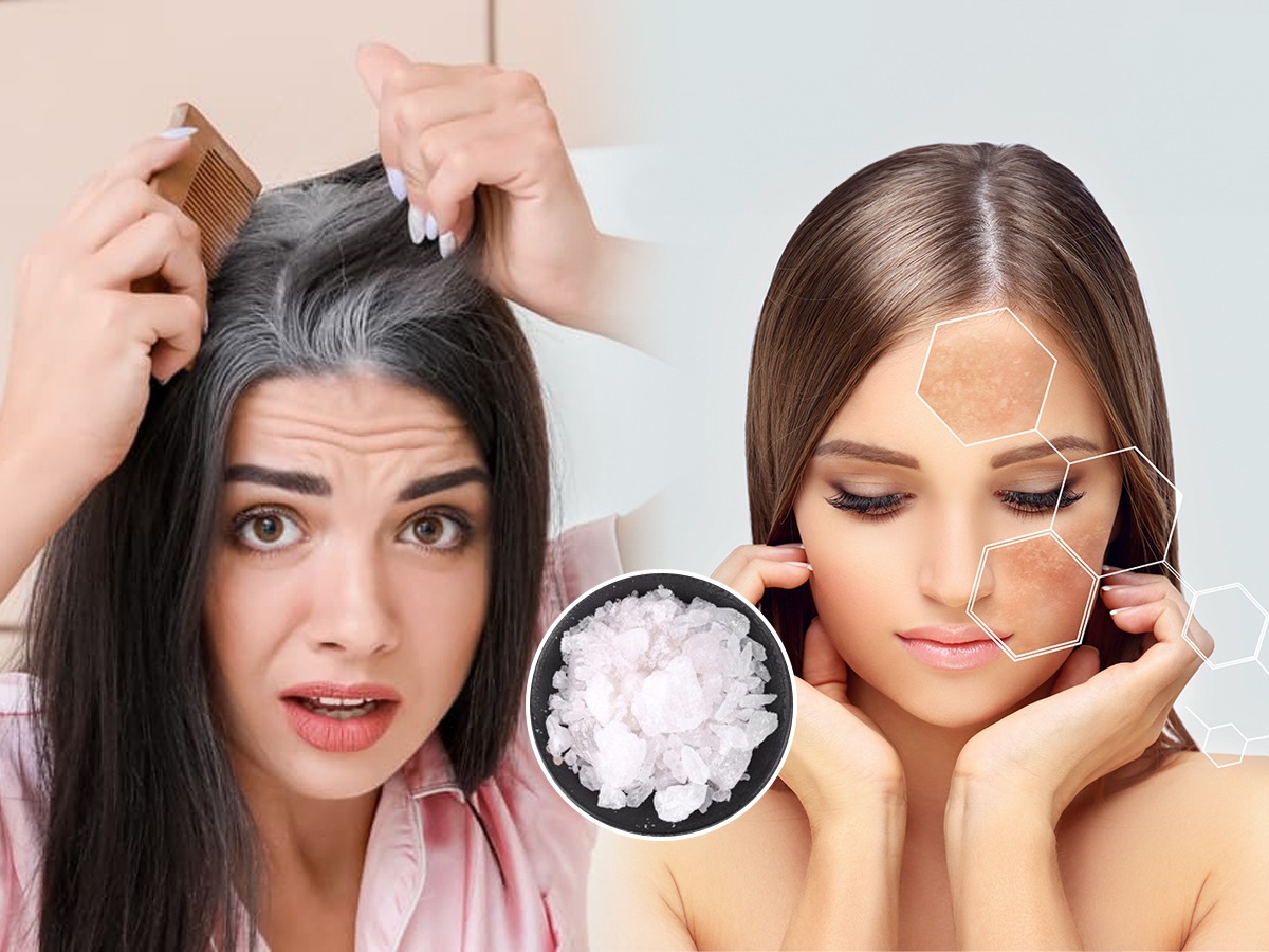 बघा स्वयंपाक घरातल्या 'या' पांढऱ्या पदार्थाची जादू- त्वचा आणि केस ...