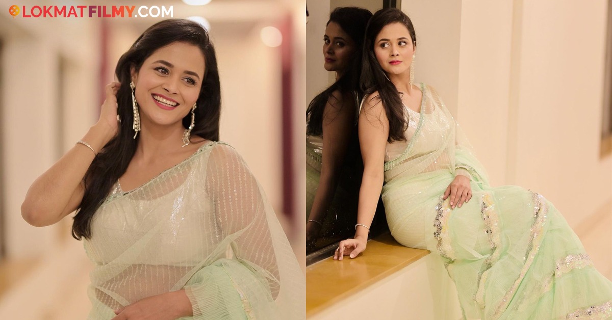 पेस्टल ग्रीन साडी, हलकासा मेकअप; दिप्ती देवीच्या नॅच्युरल लूक चर्चेत ...