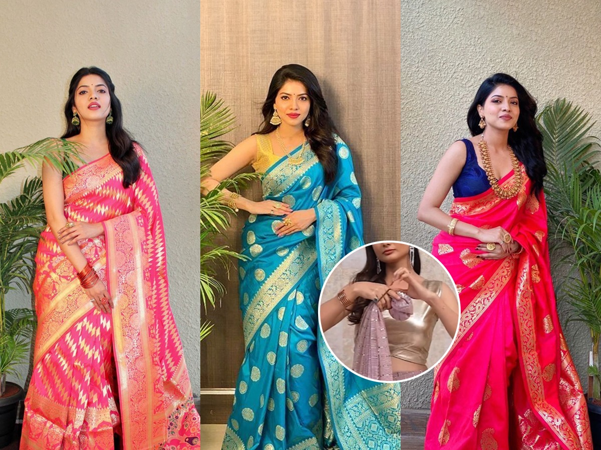 साडी नेसली पण पदर जास्तच लांब झाला? १ झकास आयडिया- निऱ्या न सोडताही पदर ...