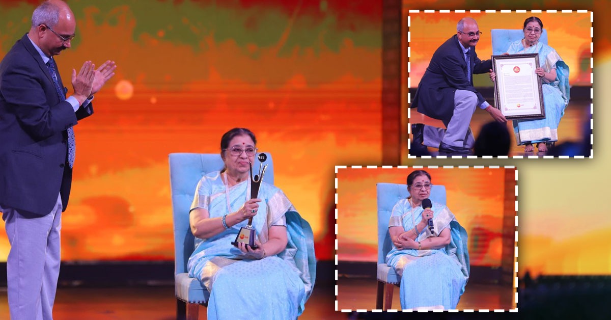 Zee Chitra Gaurav Puraskar 2024 : उषा मंगेशकर "जीवन गौरव' पुरस्काराने ...