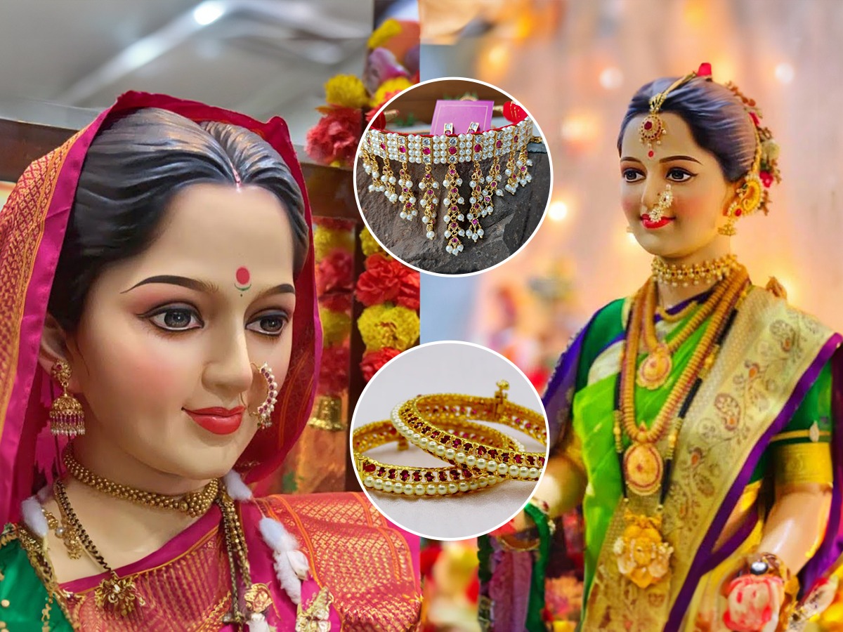 गौरी- गणपतीच्या सणासाठी करा मोत्यांचा साज! बघा मोत्याच्या दागिन्यांचे ...