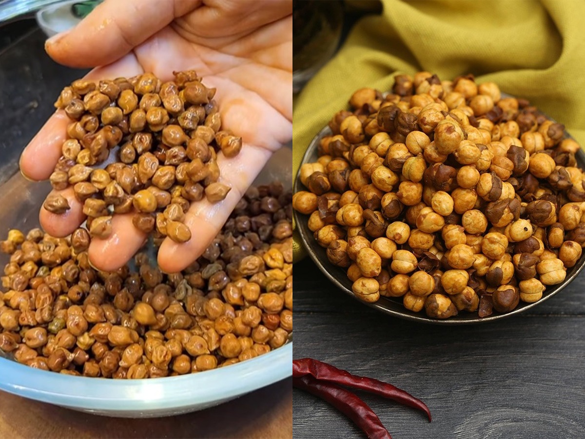 फक्त ३० मिनिटांत घरीच करा खमंग फुटाणे-मुलांसाठी पौष्टिक खाऊ-विकतच्या ...