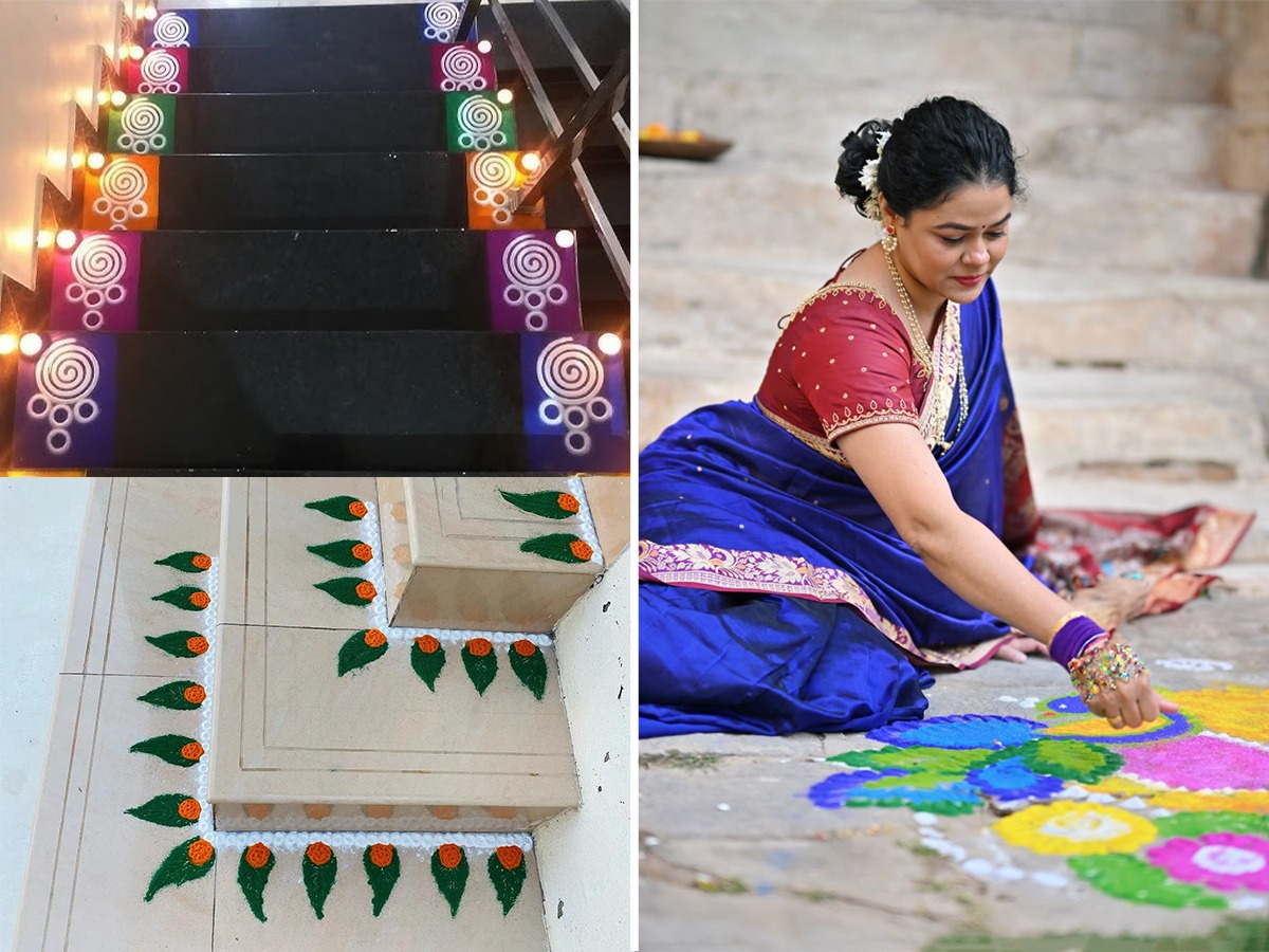 दसरादिवाळी स्पेशल : घराची शोभा वाढविणाऱ्या पाहा सुंदर रांगोळी डिझाइन्स ...
