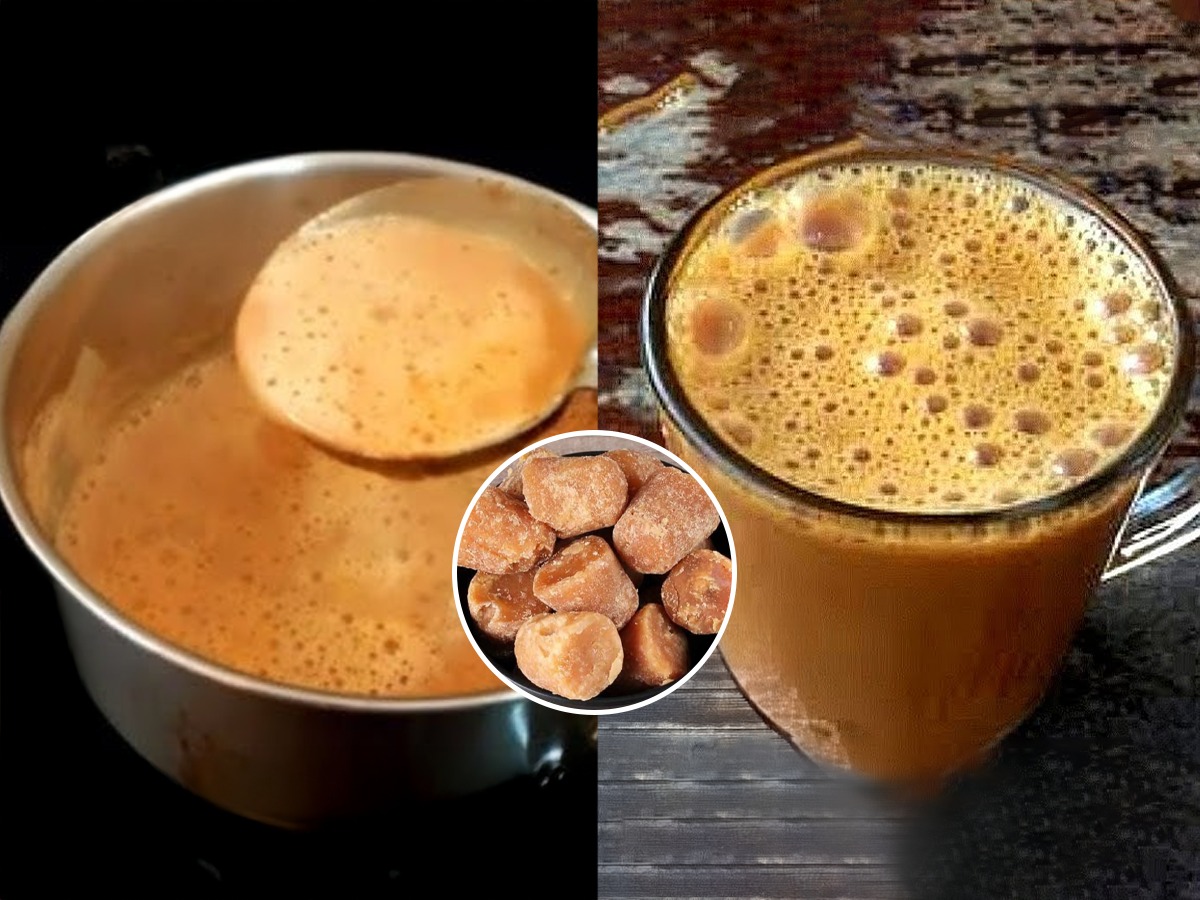 Jaggery Tea Recipe : गुळाचा चहा फाटतो? फक्कड, स्वादीष्ट गुळाचा चहा ...
