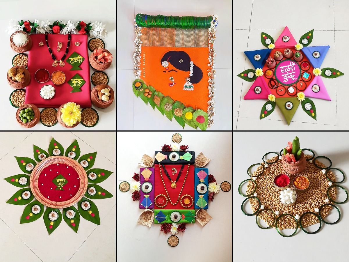 Haldi Kunku 2025 Rangoli Designs: Easy, Simple and Beautiful Rangoli ...