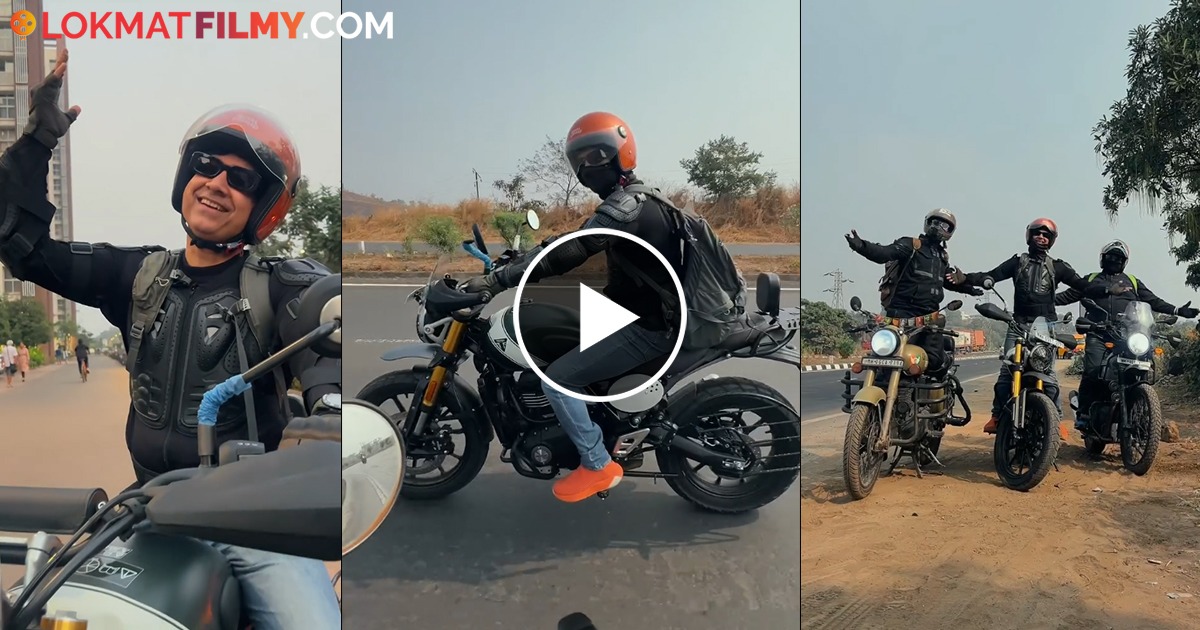 Actor Umesh Kamat Road Trip on brand New Bike With Mihir Rajda And ...