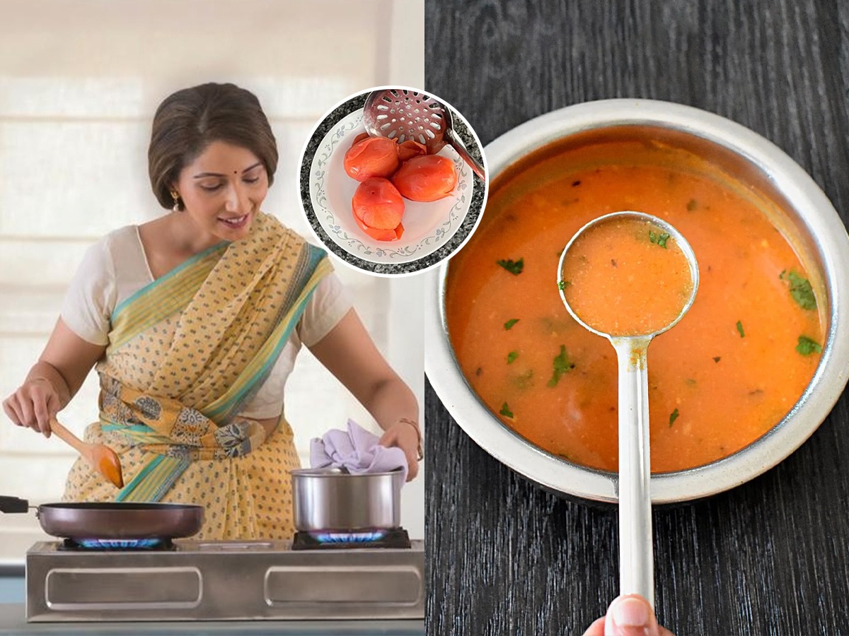 थंडीत खिचडीसोबत प्या गरमागरम टोमॅटो सार, तोंडाला चव आणणारी चटपटीत ...