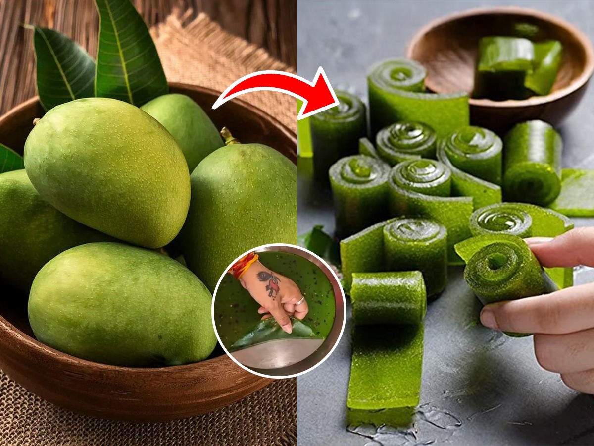 कैरीच्या आंबटगोड वड्या! चॉकलेट किंवा श्रीखंडाच्या गोळीसारखी चघळा ...