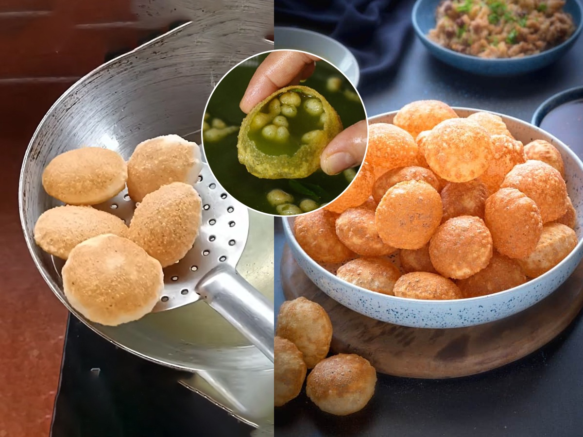 पाणीपुरीची पुरी विकतच आणता? आता घरीच करा.. मस्त टम्म फुगलेली कुरकुरीत ...