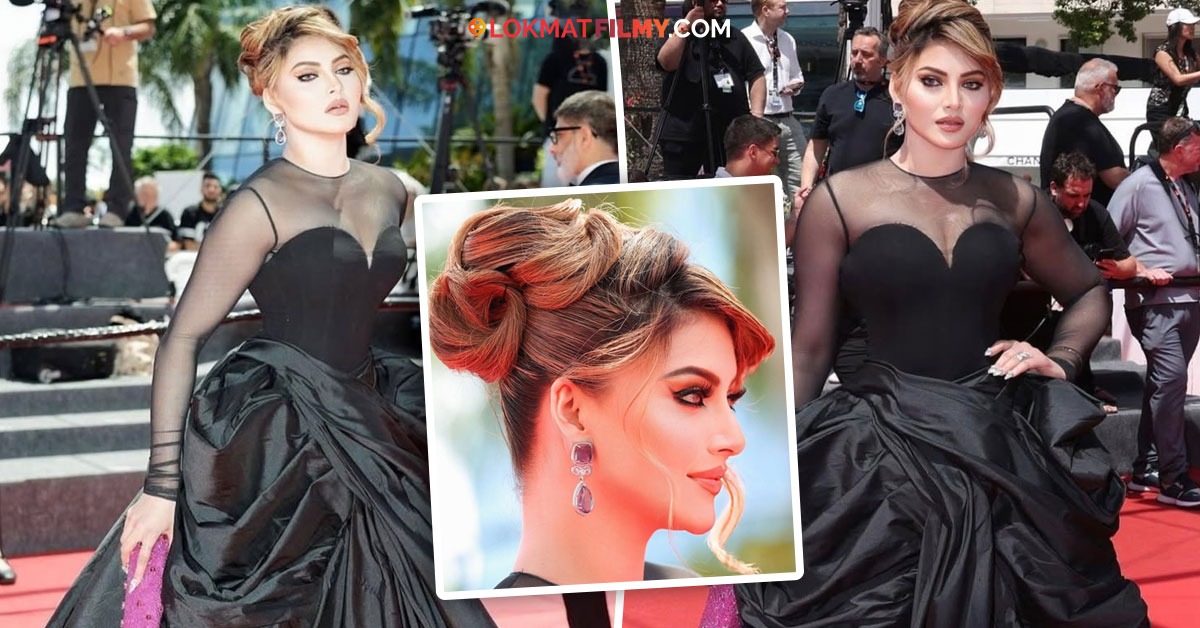 Cannes 2025 Update Urvashi Rautela Suffers Major Wardrobe Malfunction In Black Taffeta Couture ...
