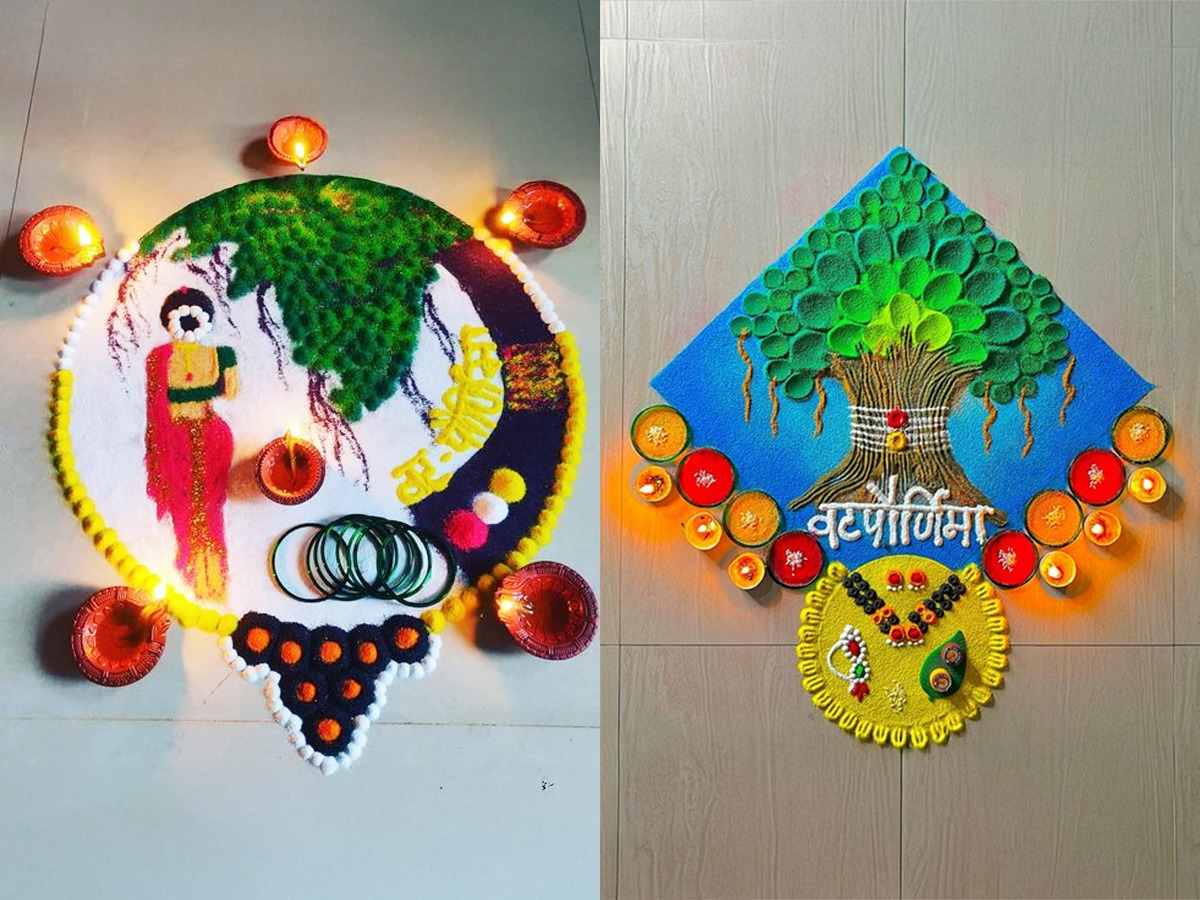 Vat Purnima 2025: वटपौर्णिमेच्या पूजेसाठी ५ मिनिटांत काढा सुंदर ...