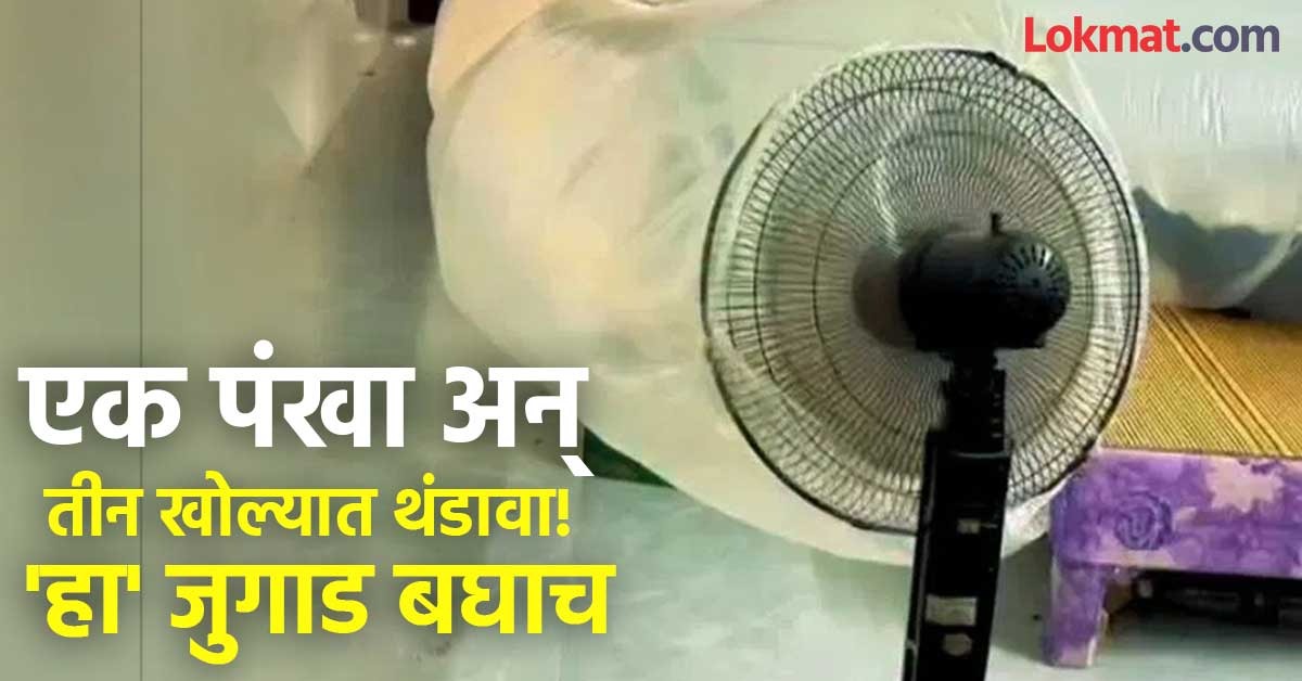 Viral Video : टेक्नोलॉजिया! एक पंखा अन् तीन खोल्यांमध्ये गारेगार वारा ...