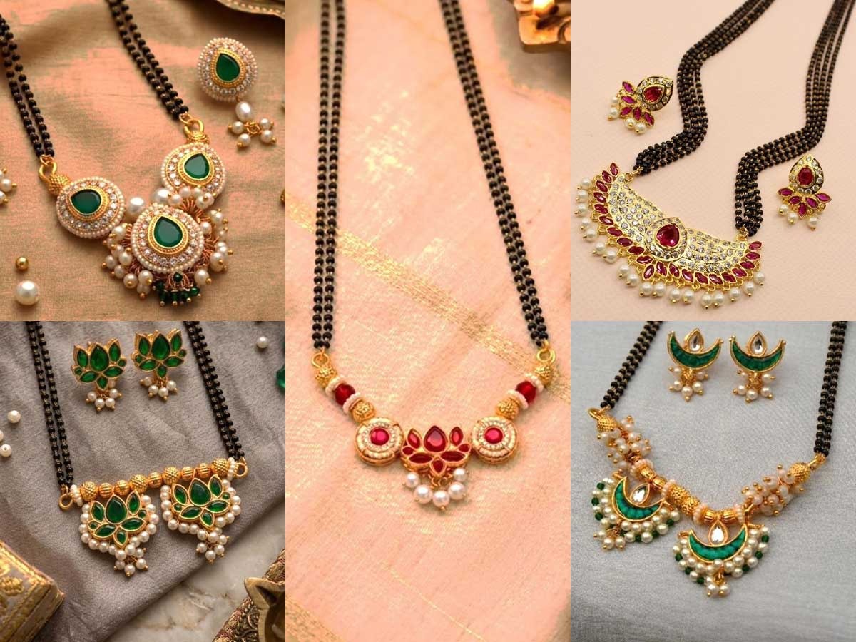 Vat Purnima Special Moti Pendant Mangalsutra : साज वटपौर्णिमेचा ...