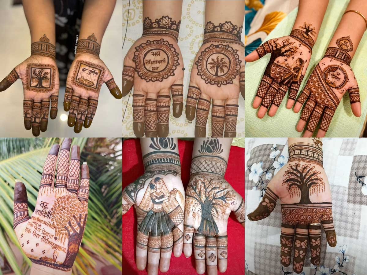 Vat Purnima 2026 Special Latest Mehndi Designs: वट सावित्री ...