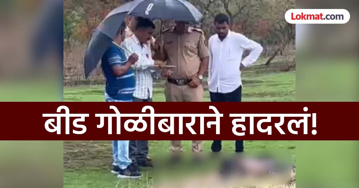 बीडमध्ये पवनचक्की प्रकल्पावर थरार; सुरक्षारक्षकाच्या गोळीबारात ठार झाला ...