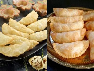 Karanji Recipe Diwali Special : 5 Tips, Make Perfect Crispy and Easy ...