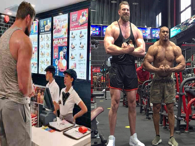 World's tallest bodybuilder: वजन 150 किलो; चार लोकांच अन्न एकटा खातो ...