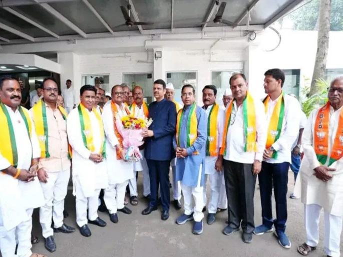 औशात भाजपचा पॉवर शो! माजी आमदारांसह काँग्रेस-उद्धवसेनेच्या ...