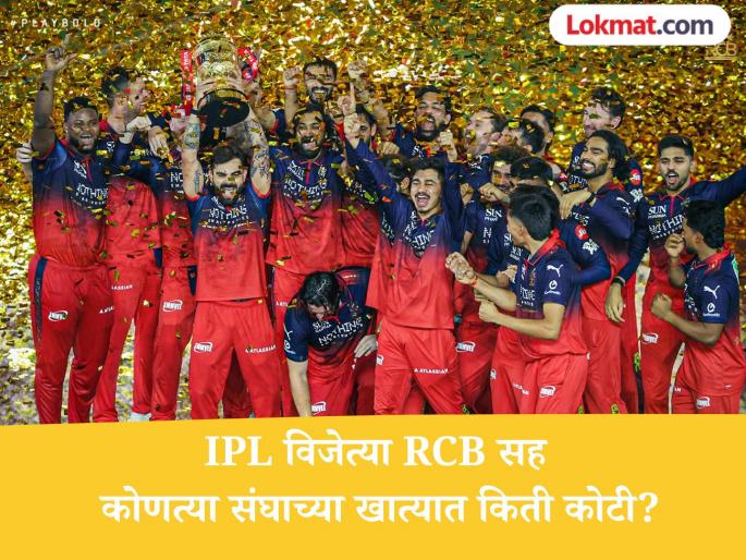 IPL 2026 Prize Money : ऐतिहासिक जेतेपदानंतर RCB मालामाल! उप विजेत्या GT ...