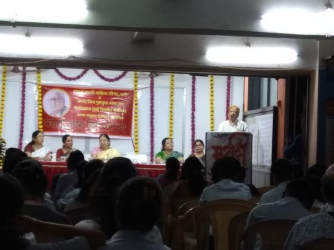 घरी मराठीत संवाद साधा - बाळ कांदळकर यांचा विद्यार्थ्यांना कानमंत्र ...