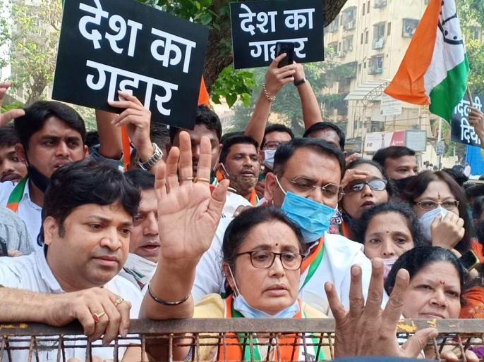 गली गली मे शोर है... अर्णब गोस्वामींच्या अटकेसाठी राष्ट्रवादीचं आक्रमक ...