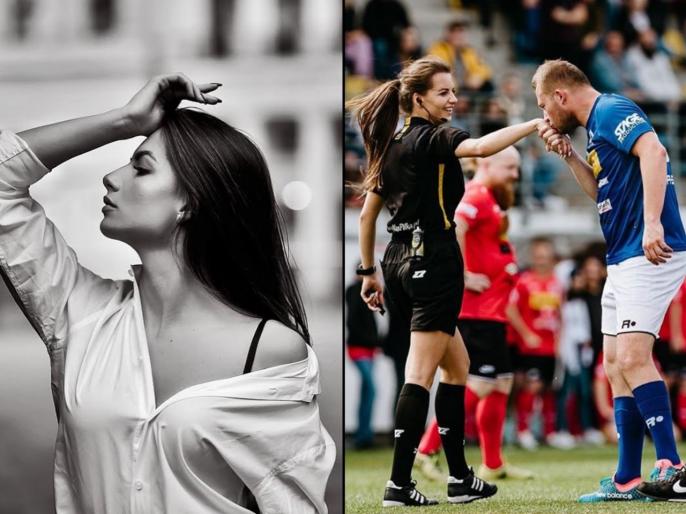 Photo : या सुंदरीनं जिंकलाय जगातील 'सेक्सी' रेफरीचा किताब; फुटबॉलपटूही ...