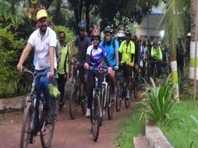 अलिबागमध्ये राष्ट्रीय गोवा सायकल मोहिमेचा शुभारंभ - Marathi News ...