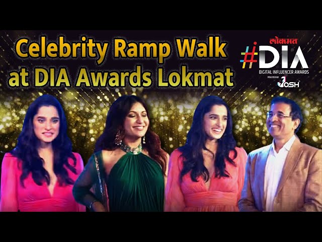 Celebrity Ramp Walk at DIA Lokmat Digital Influencer Awards 2021 ...