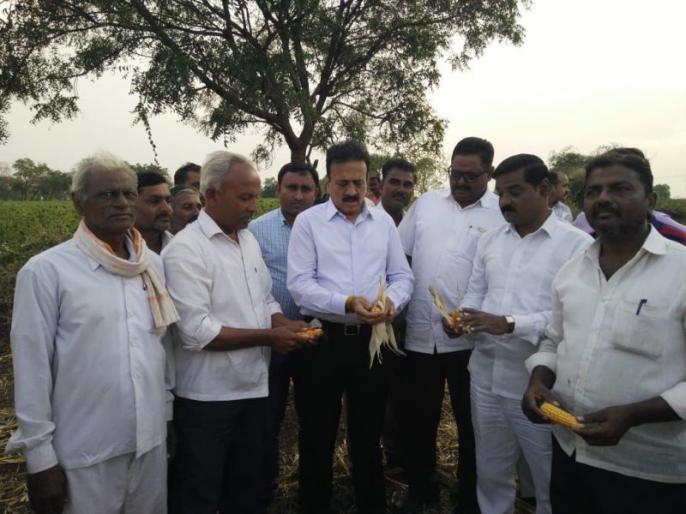 जलसंपदामंत्र्यांकडून जामनेर तालुक्यातील दुष्काळी गावांची पाहणी ...