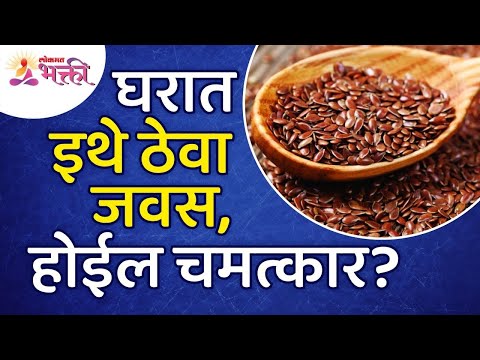 जवस घरात कुठे ठेवल्याने चमत्कार होईल? Health benefits of linseeds ...