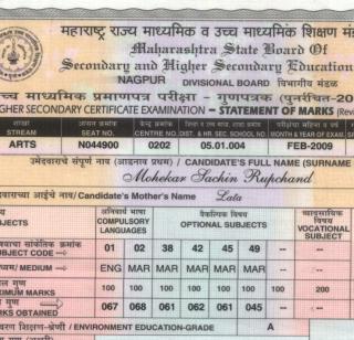 Students Will Get The Original Book Marks Of Hsc Today | बारावीची मूळ ...