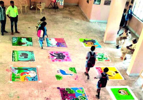 The Importance Of Wild Animals From Chimukulya Rangoli! | चिमुकल्यांनी ...