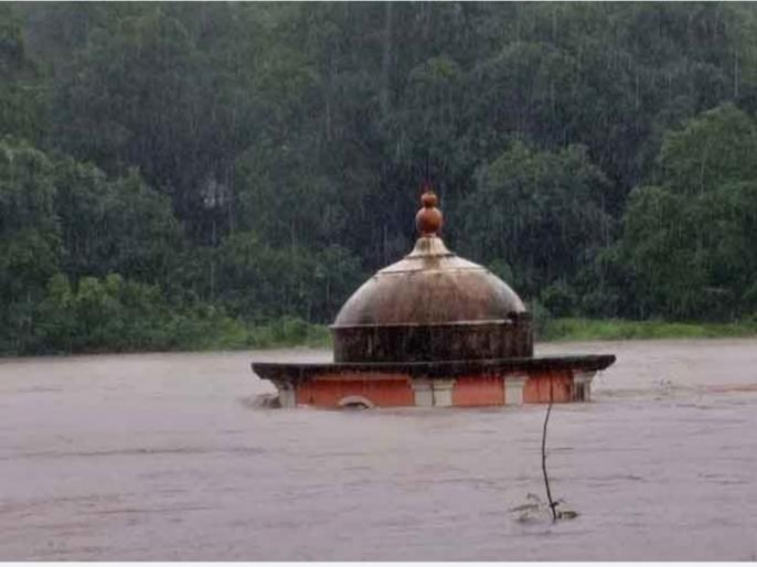रत्नागिरी : पुंडलिकाचे मंदिर पाण्यात - Marathi News | Pundalika temple ...