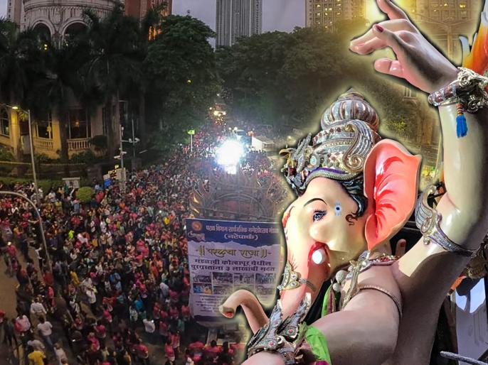 Parel Cha Raja 2019: परळच्या राजाची सामाजिक बांधिलकी, शांततेत आगमन ...