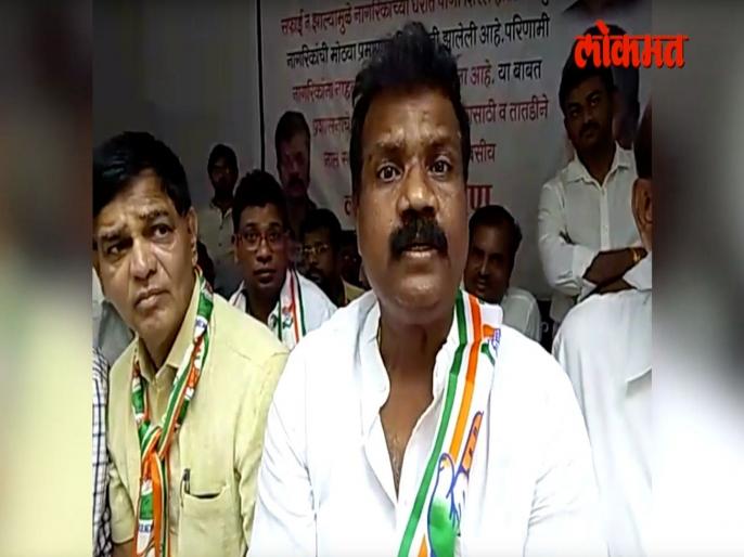 पहिल्याच पावसात नालेसफाईचा फज्जा उडाल्याच्या निषेधार्थ काँग्रेस नेते विक्रांत चव्हाण यांचं उपोषण ...