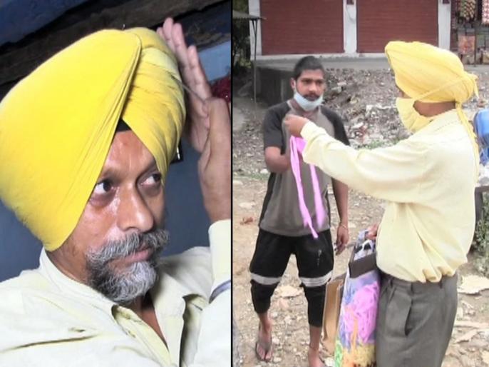 COVID-19: Sikh man made 'Masks' from his own turban to distribute among ...