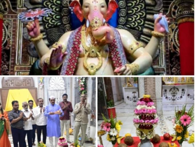 Lalbaugcha Raja: तुझे पायी माझी भक्ती... लालबागच्या राजाचा पाद्यपूजन ...