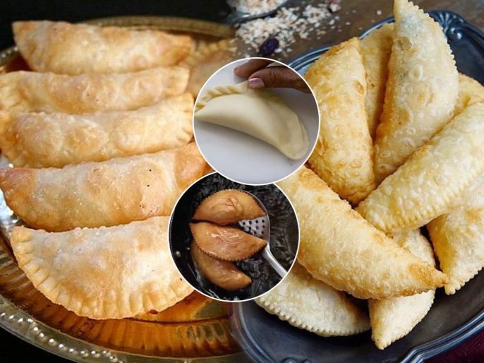 Karanji Recipe Diwali Special : 5 Tips, Make Perfect Crispy and Easy ...