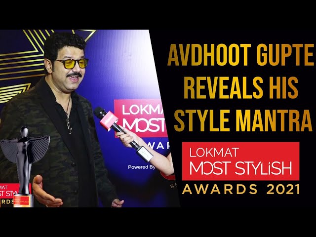 Avadhoot Gupte's unfolds his true idol he follows for Style | Lokmat Most Stylish Awards 2021 ...