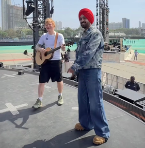 ‘One Love’: Diljit Shares Video With Ed Sheeran From the Concert Stage ...
