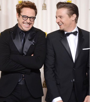 Jeremy Renner and Robert Downey Jr. chatted all the time during former ...