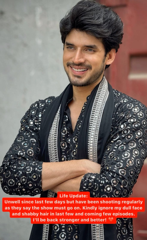 Paras Kalnawat shoots despite being unwell: 'Ignore my dull face ...