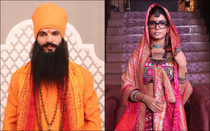 Arjun Bijlani opts for 'pandit' look, Nikki Sharma wears Rajasthani ...