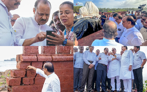 Ajit Pawar Visits Rajkot Fort in Malvan, Pledges New Shivaji Maharaj ...